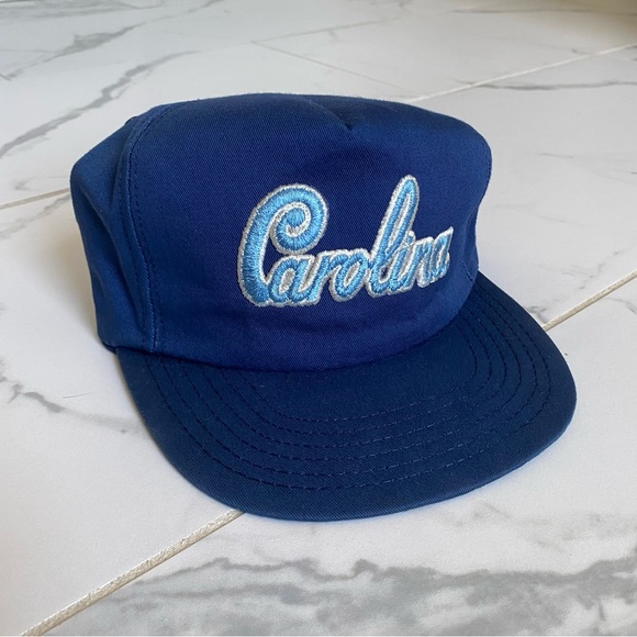 Vintage | Accessories | Vintage 98s 80s Carolina Unc Tarheels Snapback ...